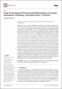 Fungi for Sustainable Pharmaceutical Remediation: Enzymatic Innovations ...